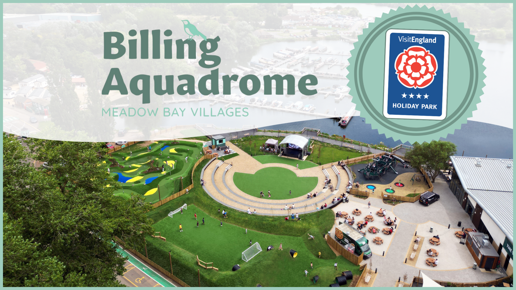 Billing Aquadrome Receives 4 Stars from Visit England!